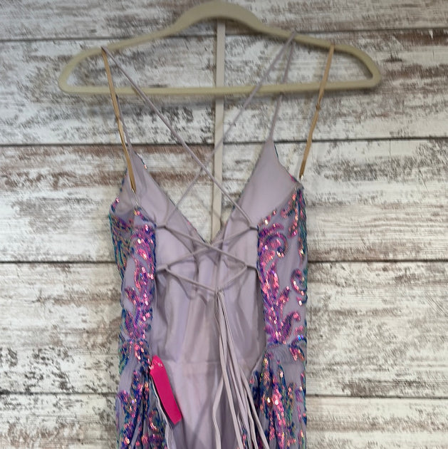 LAVENDER/PINK SPARKLY DRESS – Savvy Seconds Boutique
