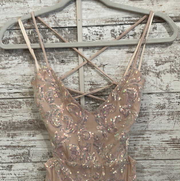 PINK SPARKLY SHORT DRESS – Savvy Seconds Boutique