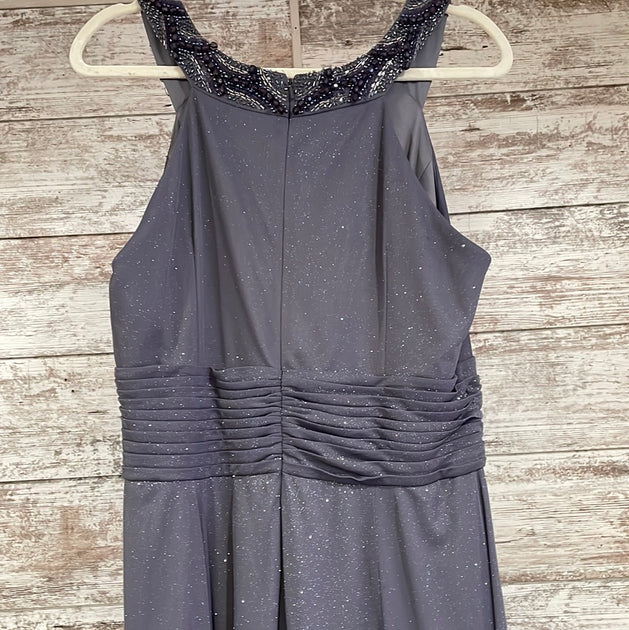 GRAY SPARKLY LONG EVENING GOWN – Savvy Seconds Boutique