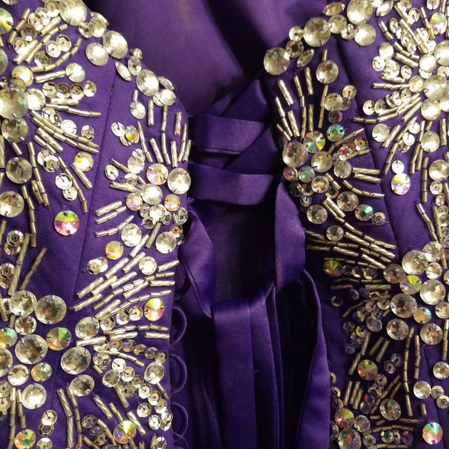 PURPLE PRINCESS GOWN – Savvy Seconds Boutique