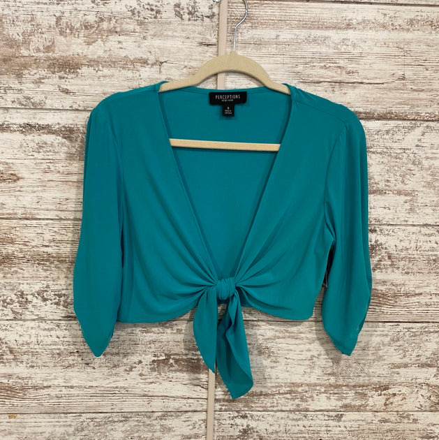 GREEN SHRUG – Savvy Seconds Boutique