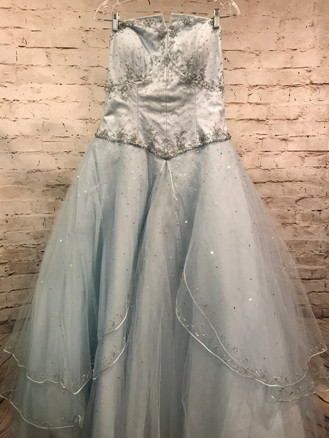LIGHT BLUE PRINCESS GOWN – Savvy Seconds Boutique